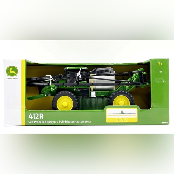 John Deere | Toys | 32 John Deere 412r Sprayer With Folding Booms New ...